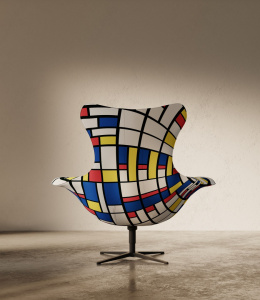 Designerskie fotele tapicerowane, fotele obrotowe - Happy Barok